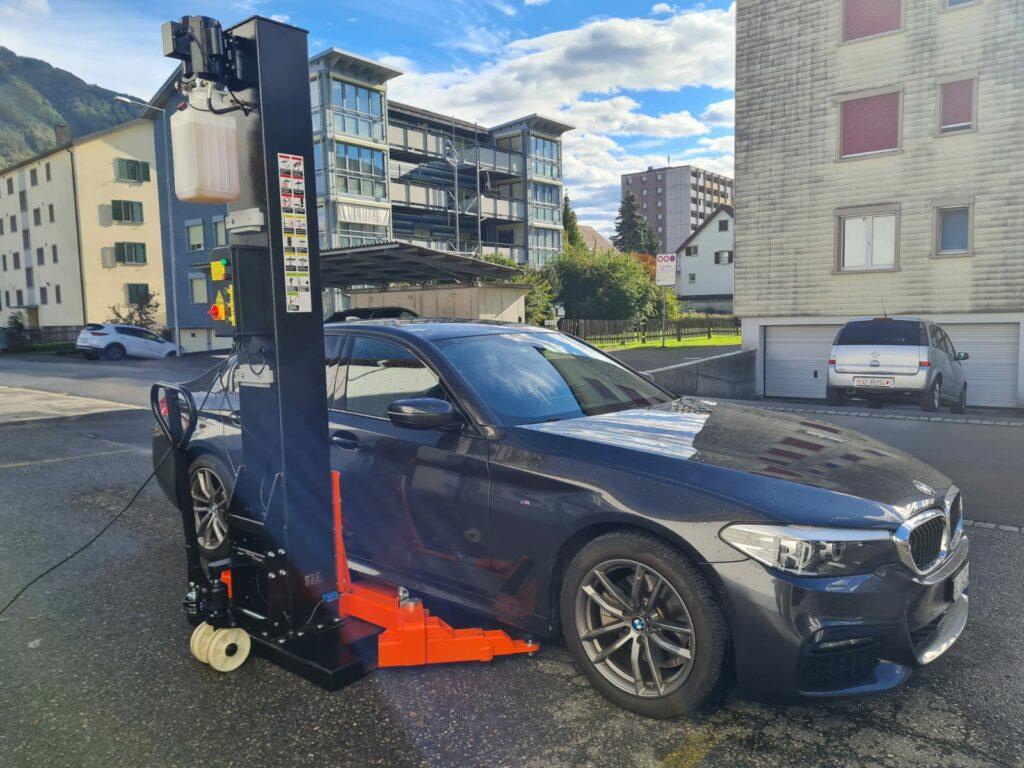 Neues Modell 1- Säulen Lift Hebebühne mobil mit elektrischer ...