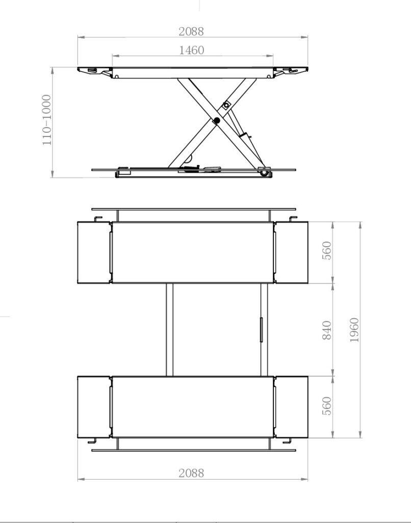 Autolift Scherenlift Mobile Hebebühne 3T Orlandini Tolus 300E - Rema ...